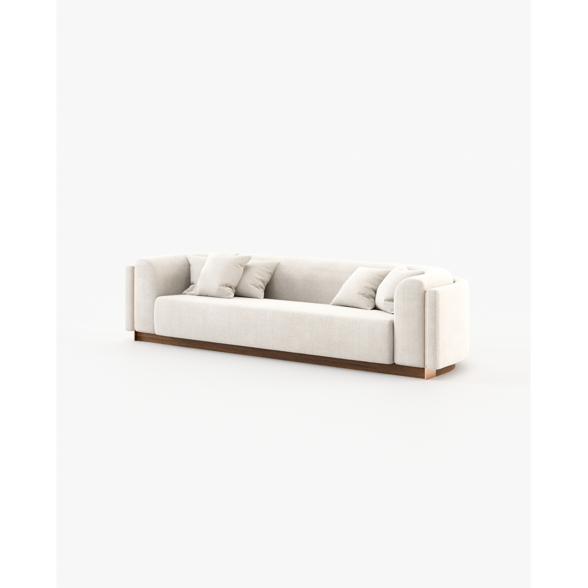Wellington Sofa: Curved Vintage Charm - Laskasas
