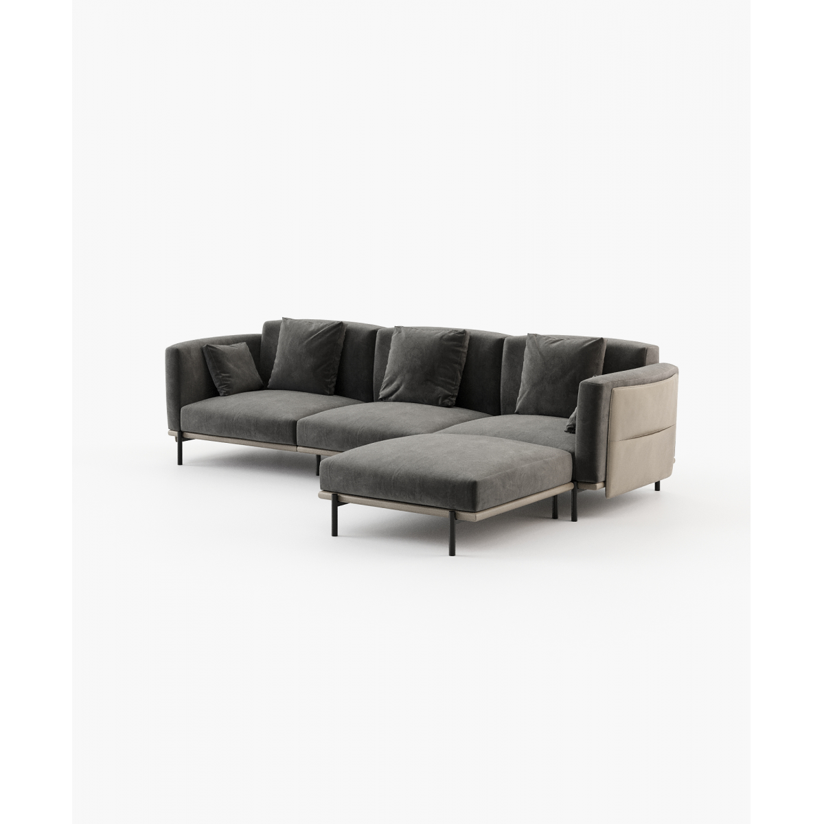 Foster Sofa Modular with Chaise | Laskasas